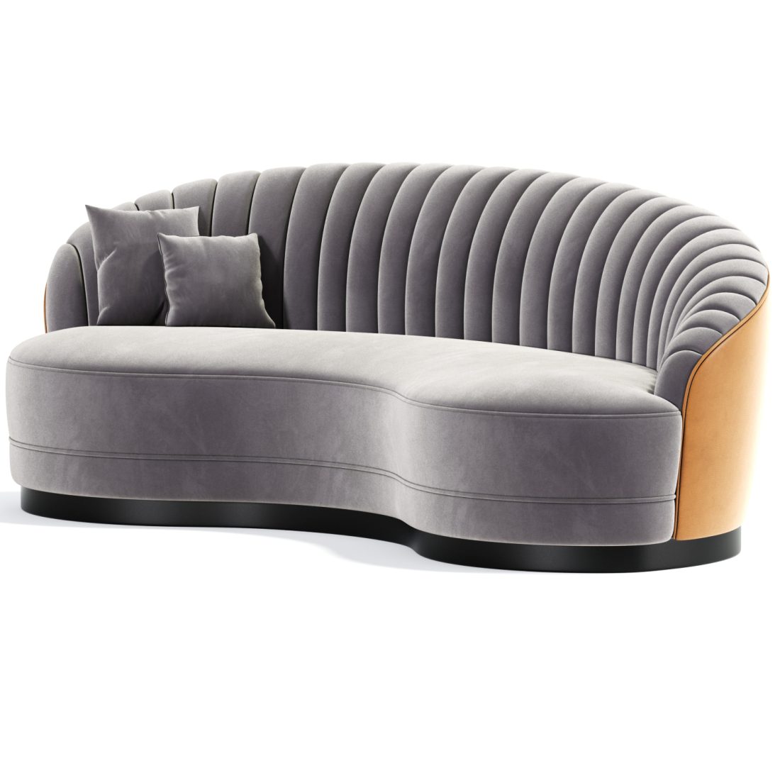 Ignacio Sinuous Curve Sofa - 3D Model for VRay, Corona