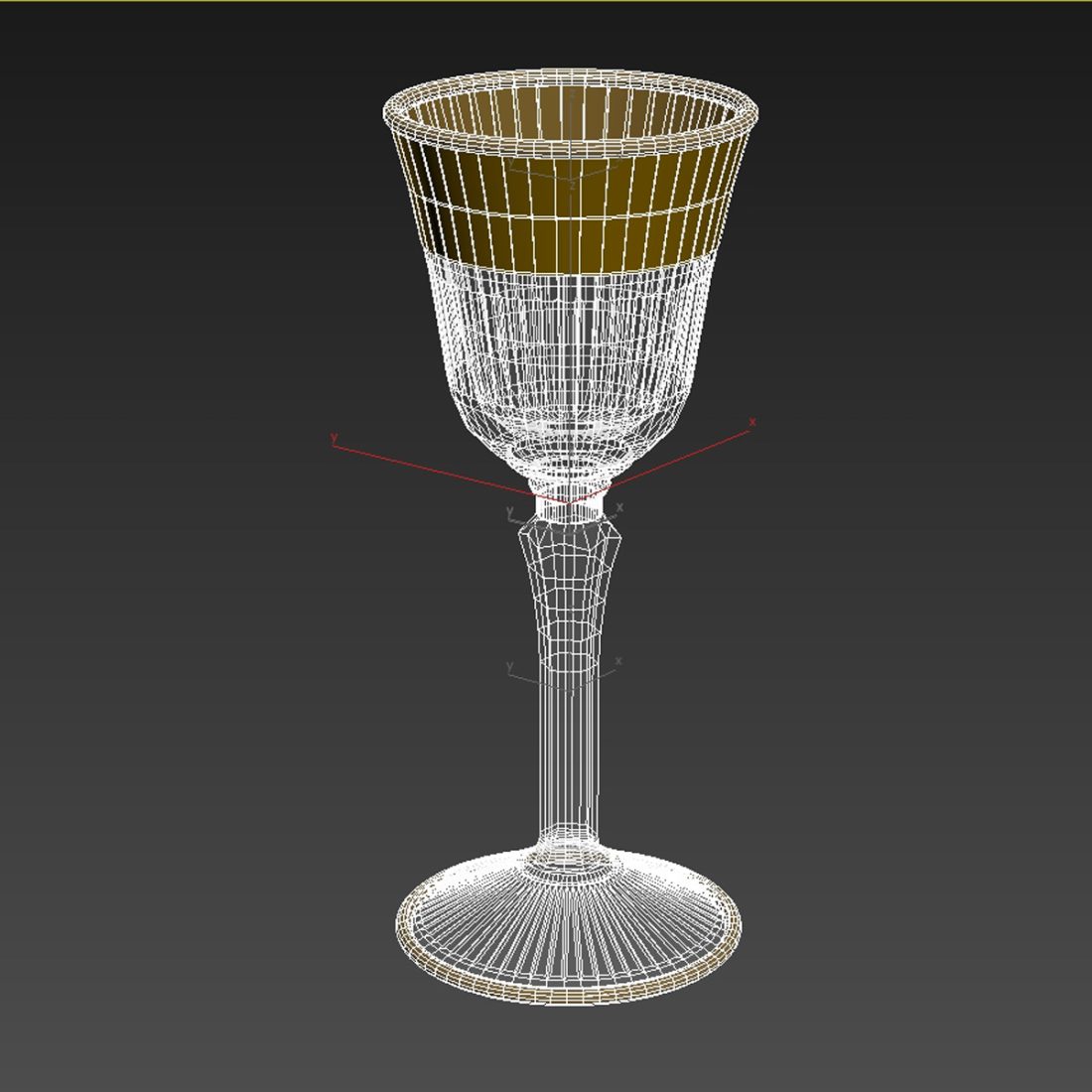 Custom Made Classic Glass Vine - 3D Model for Corona
