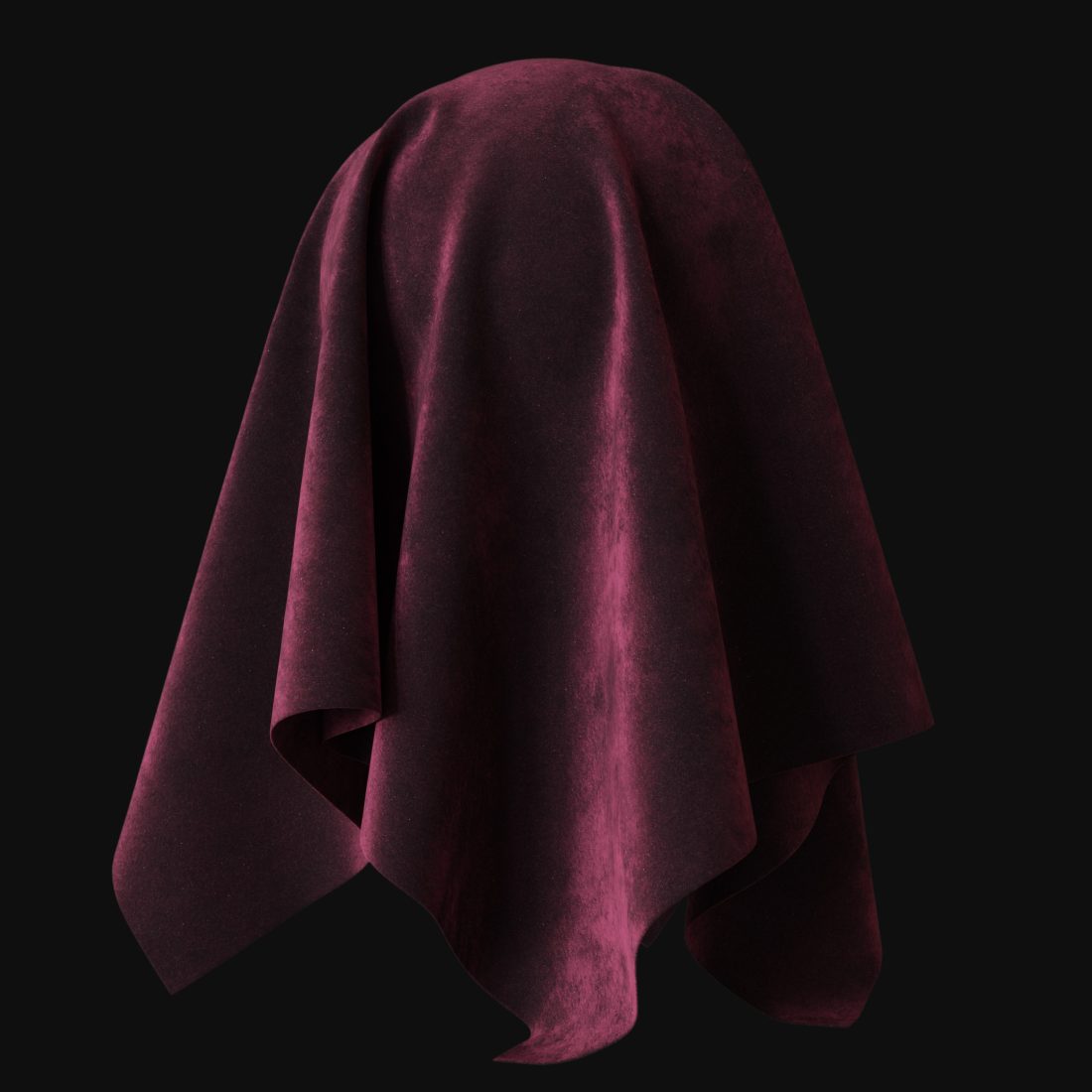 Velvet Vegas 21 Eggplant. 4k - 3D Model for VRay, Corona