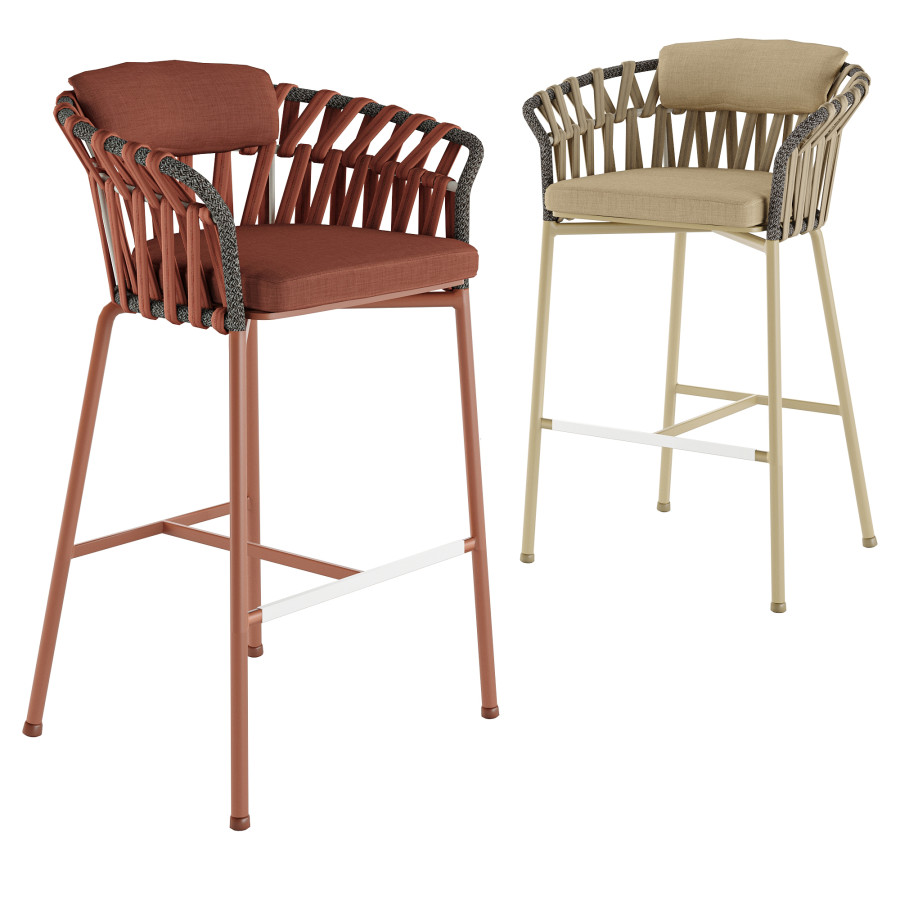 Emma Cross Stool - 3D Model for VRay, Corona