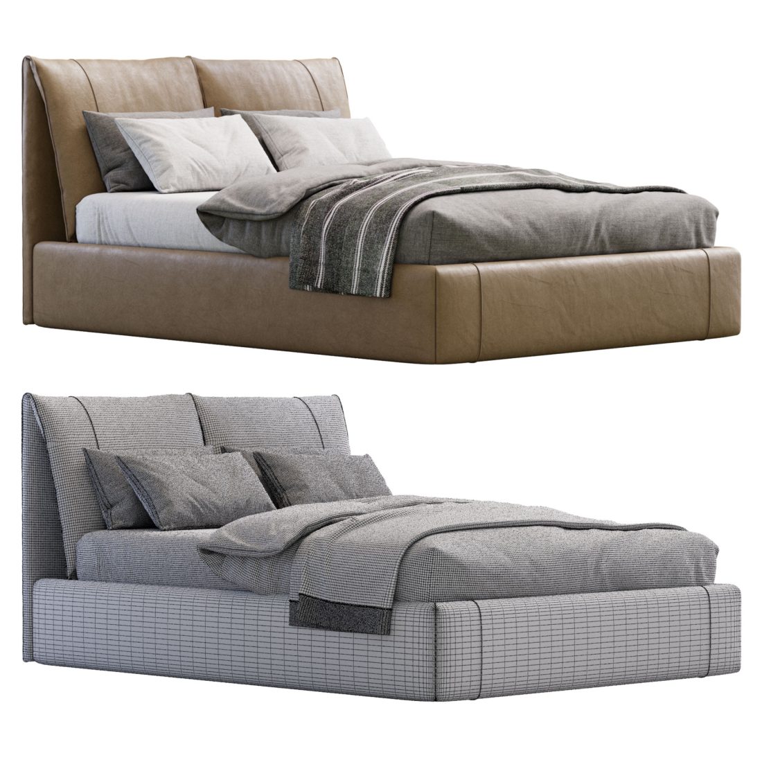Bed Vailor By Divan.ru 3D Model for Corona | CGMood