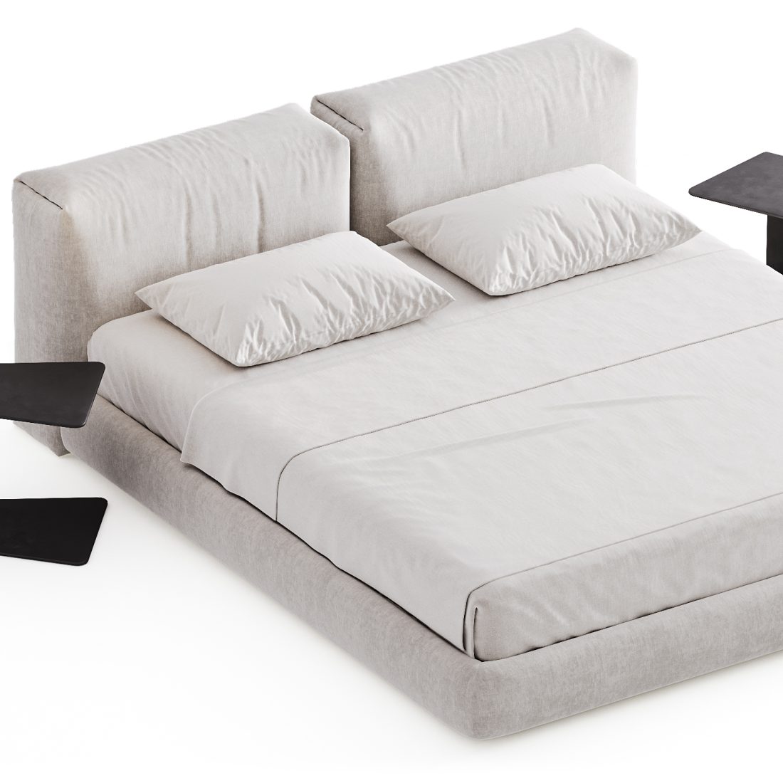 Soho Bed - 3D Model for Corona