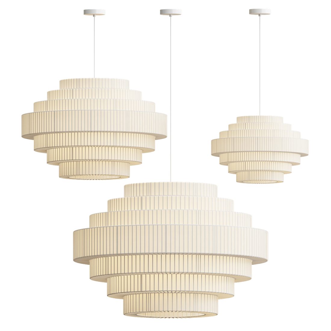 Mos Pendant Light - 3D Model for VRay