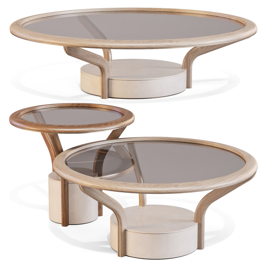 Giorgetti: Chanterelle - Coffee And Side Tables - 3D Model for Corona