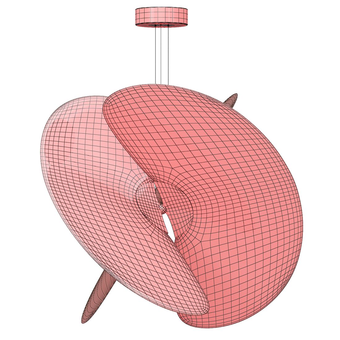 Luceplan Levante Lamp - 3D Model for VRay