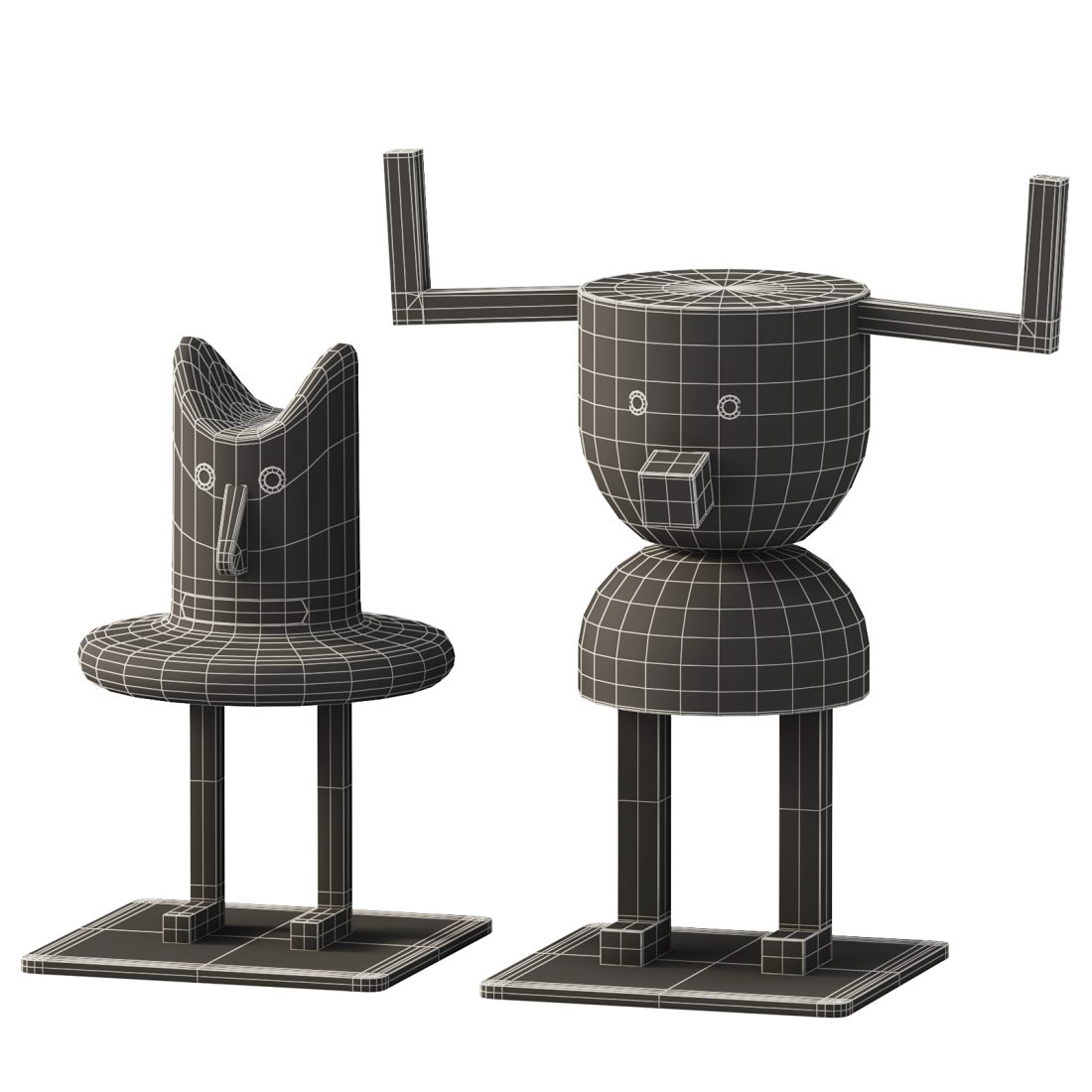 New Yorker And Toro 3D Model for VRay, Corona | CGMood
