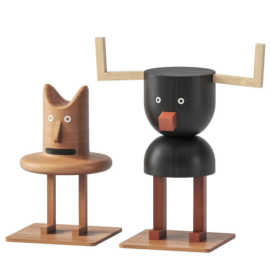New Yorker And Toro 3D Model for VRay, Corona | CGMood
