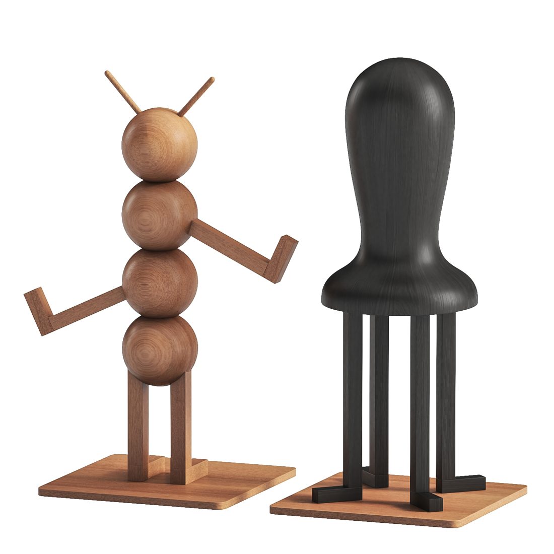 Octo And Atomic Ant 3D Model for VRay, Corona | CGMood