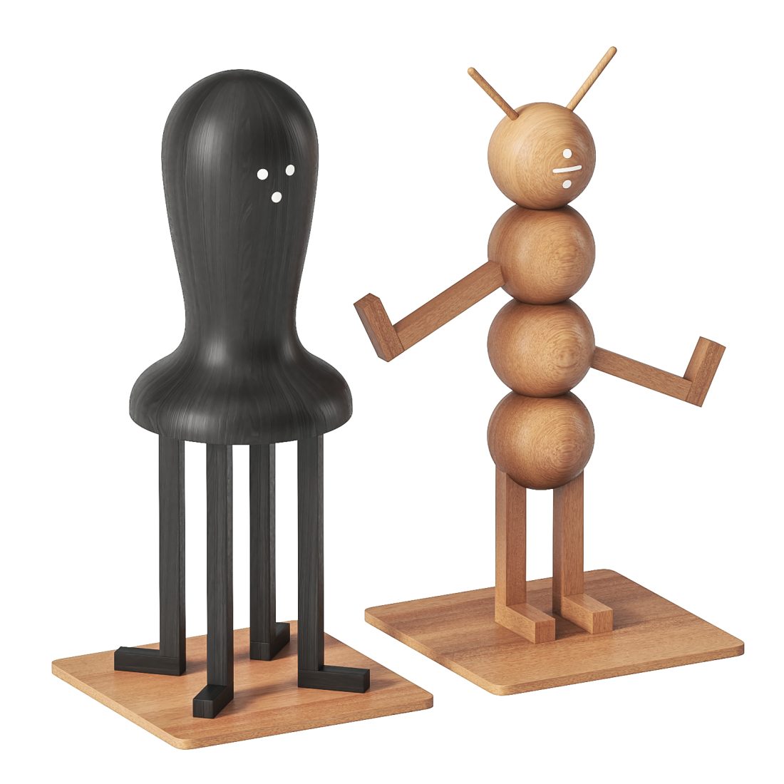 Octo And Atomic Ant 3D Model for VRay, Corona | CGMood