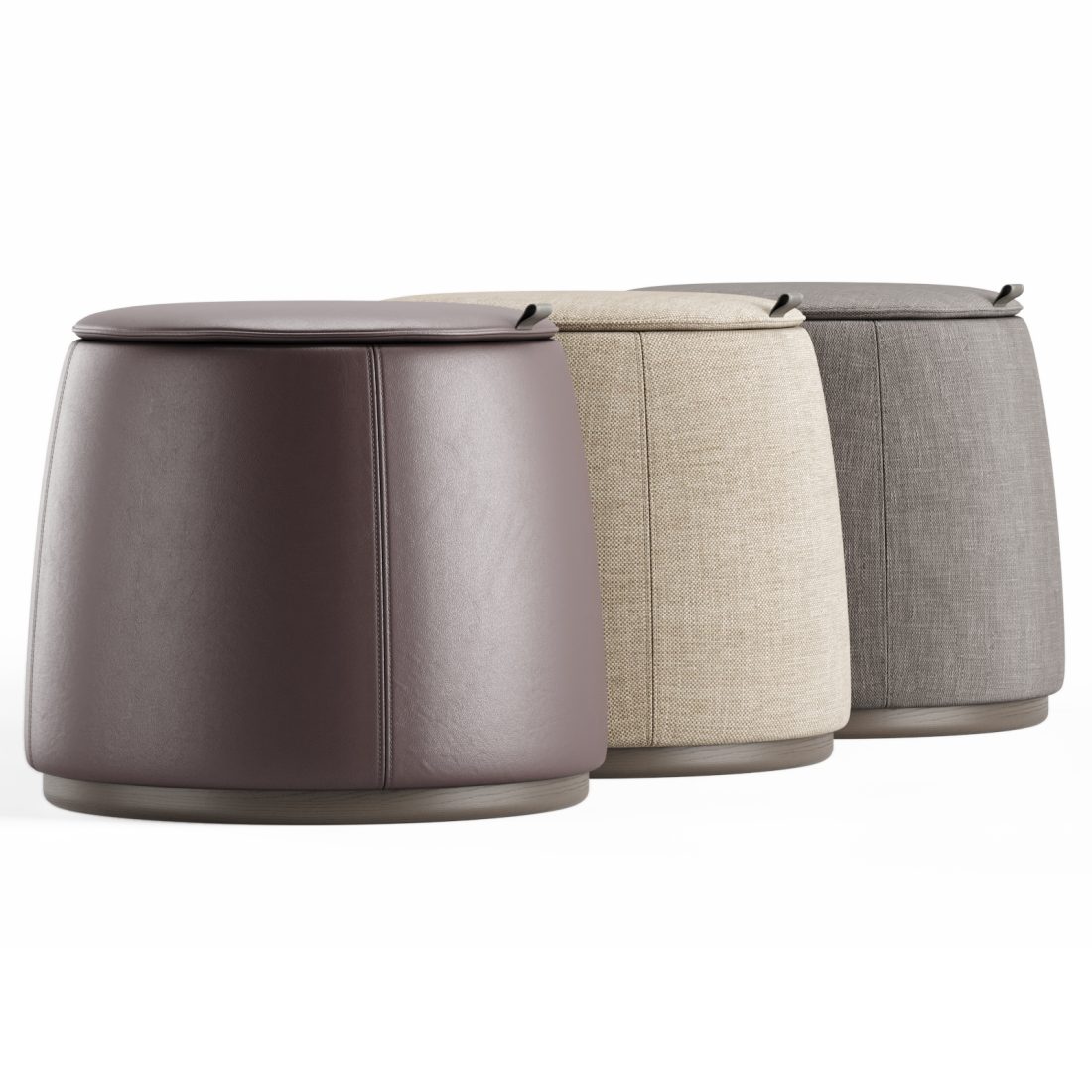 Avery Round Poufs - Domkapa 3D Model for Corona | CGMood