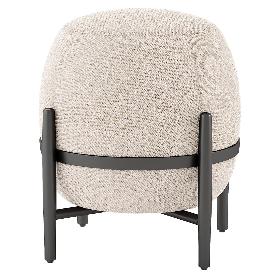 Sia Ottoman - Athena Taupe 3D Model for Corona | CGMood