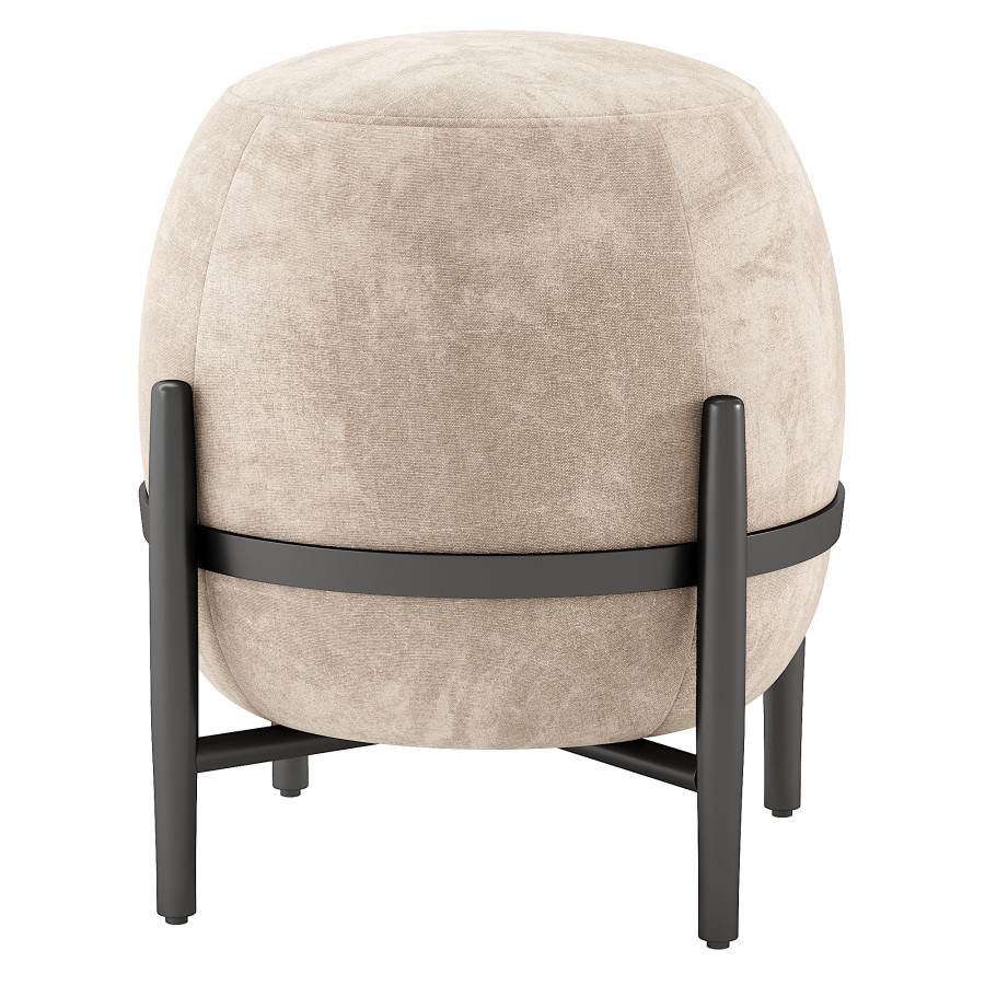 Sia Ottoman - Athena Taupe 3D Model for Corona | CGMood