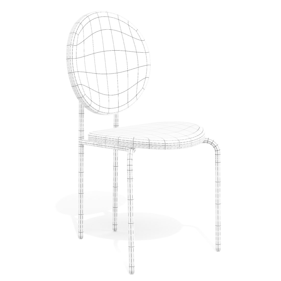 SP01-Design: Michelle Low Back - Dining Chair 3D Model for Corona | CGMood