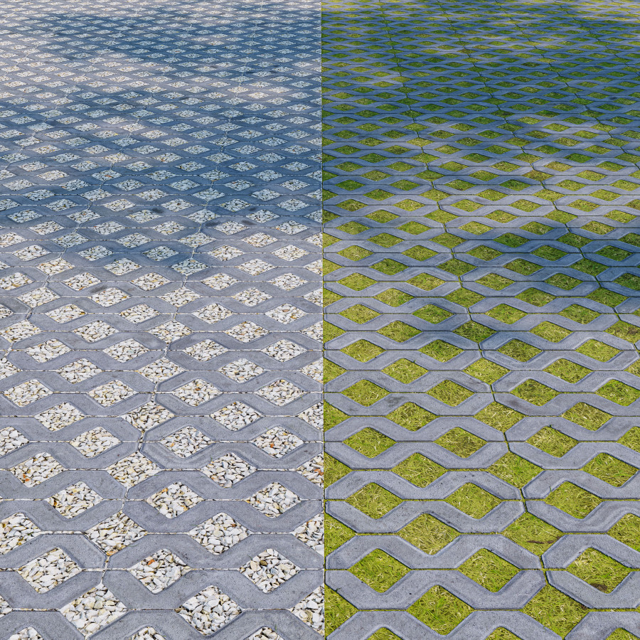 Eco Paving Material - 3D Model for VRay, Corona