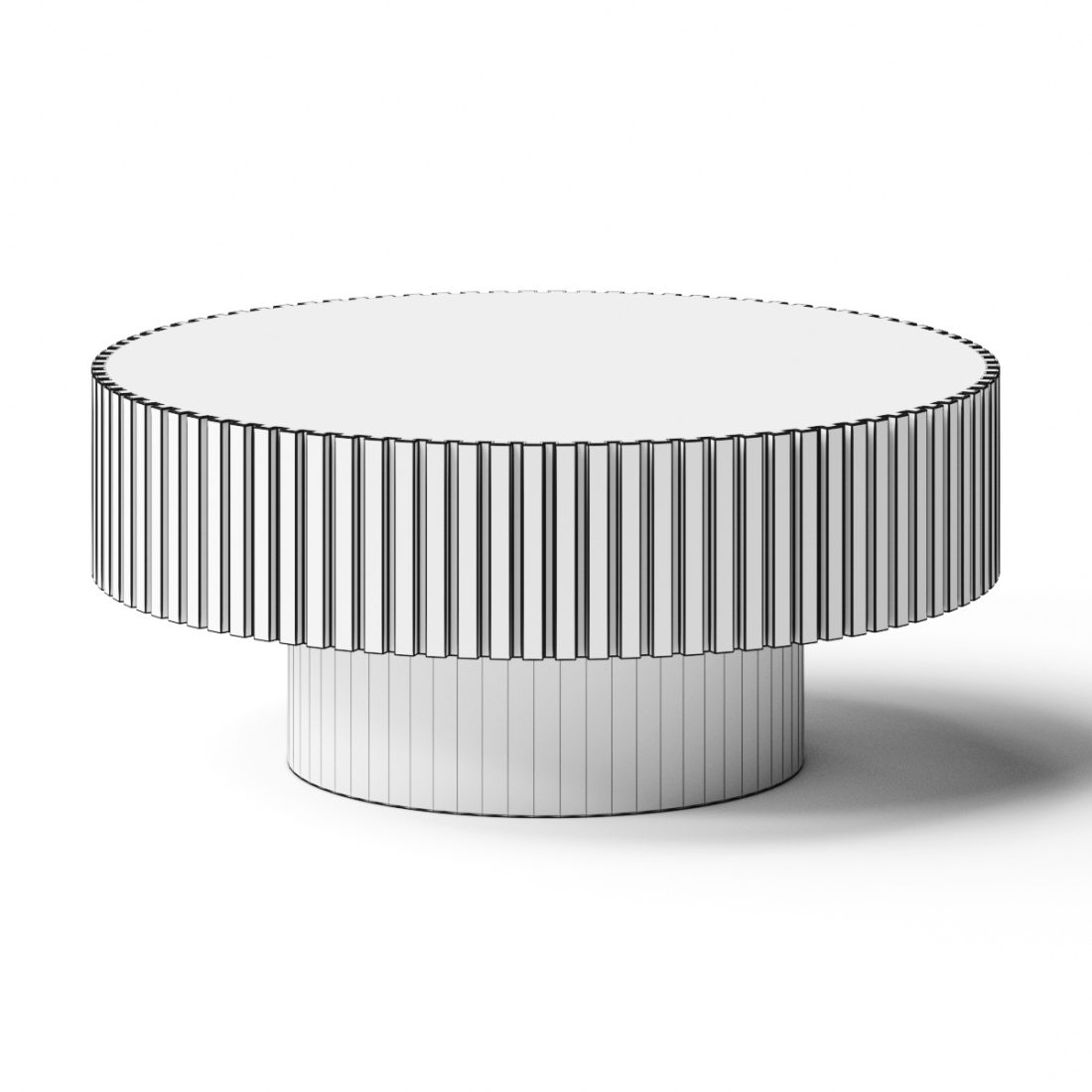 Ansel Single Coffee Table By Ivy Bronx 3D Model for VRay, Corona | CGMood