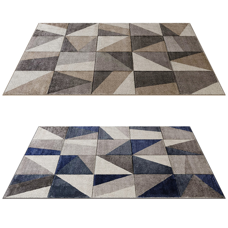 Carpet Triangle - 3D Model for VRay, Corona