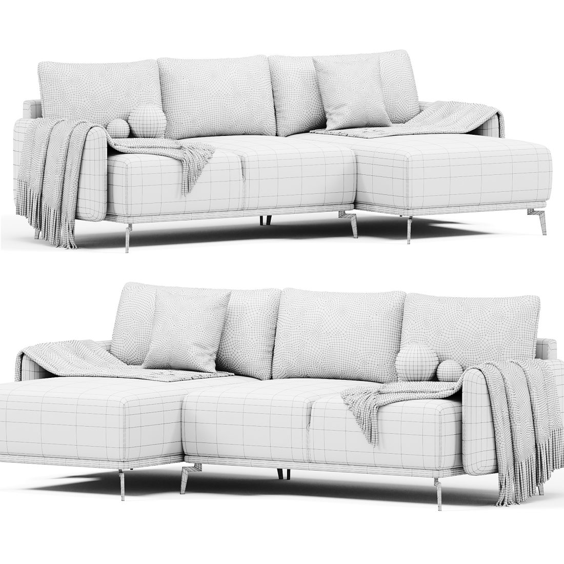 Archi Sofa By Skdesign - 3D Model for Corona