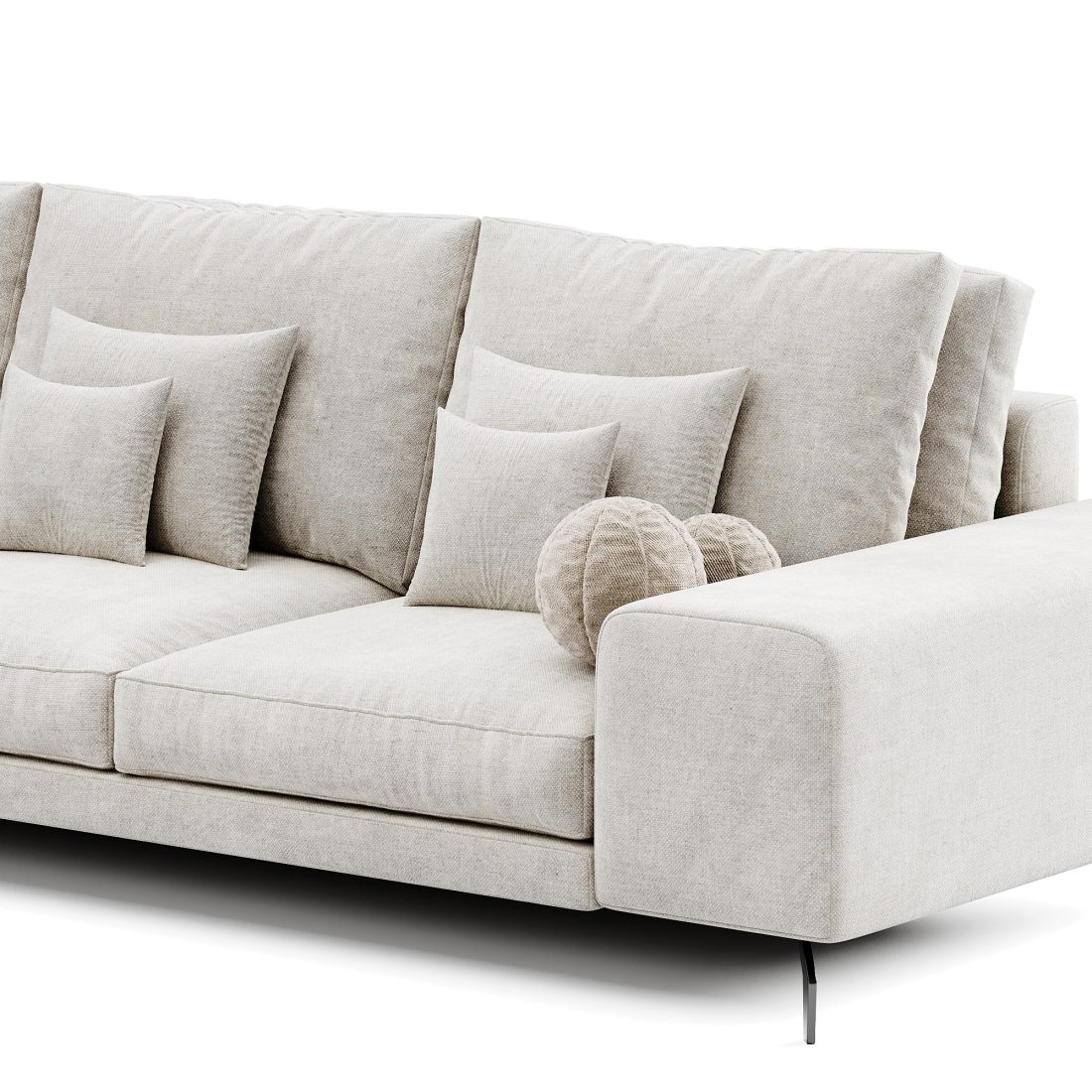 Manhattan Sofa By Bizzarto - 3D Model for Corona