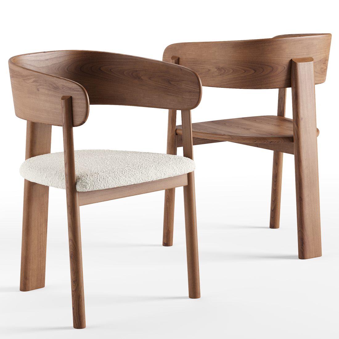 Marais Dining Chair 3D Model for Corona | CGMood