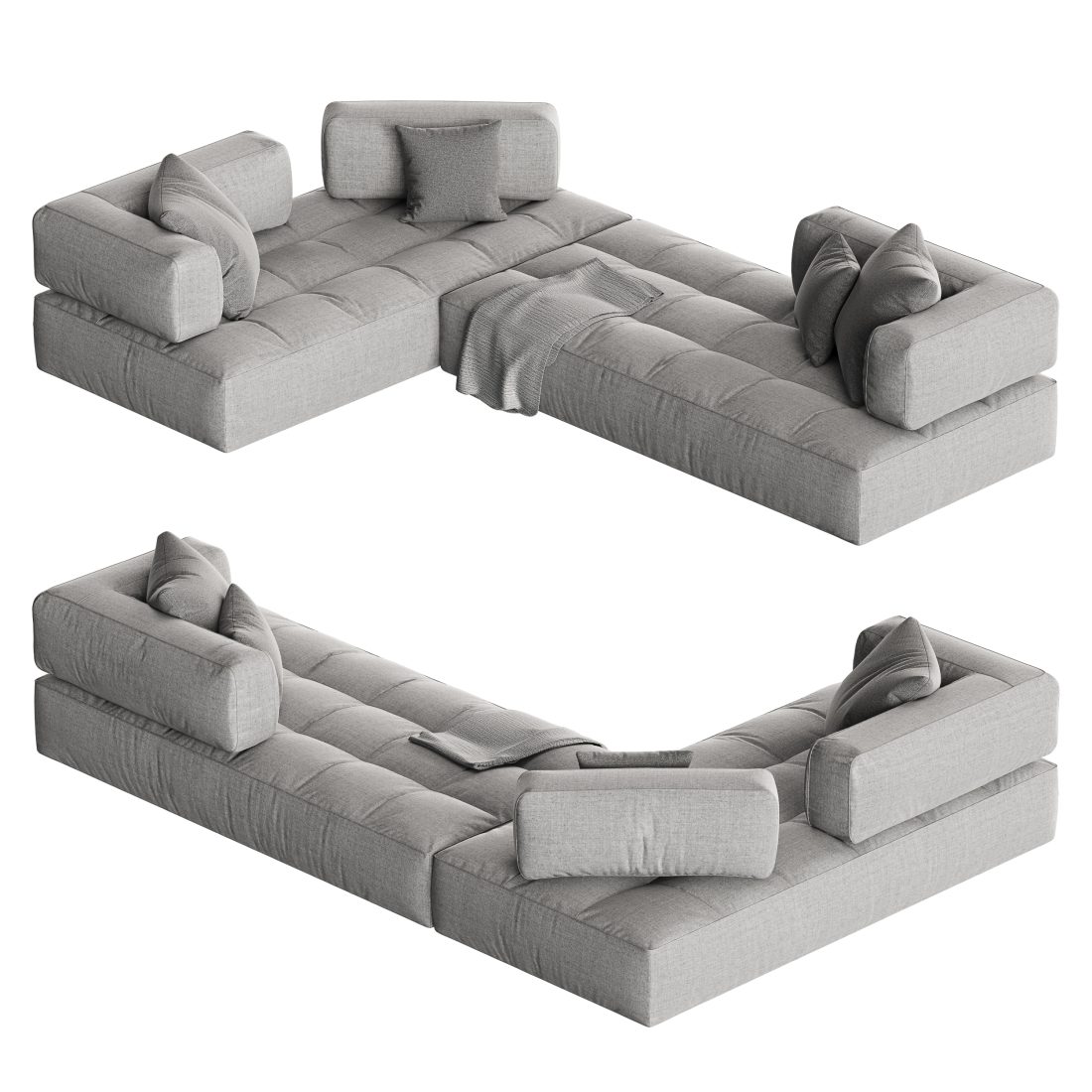 Desiree Melvil Sofa - 3D Model for Corona
