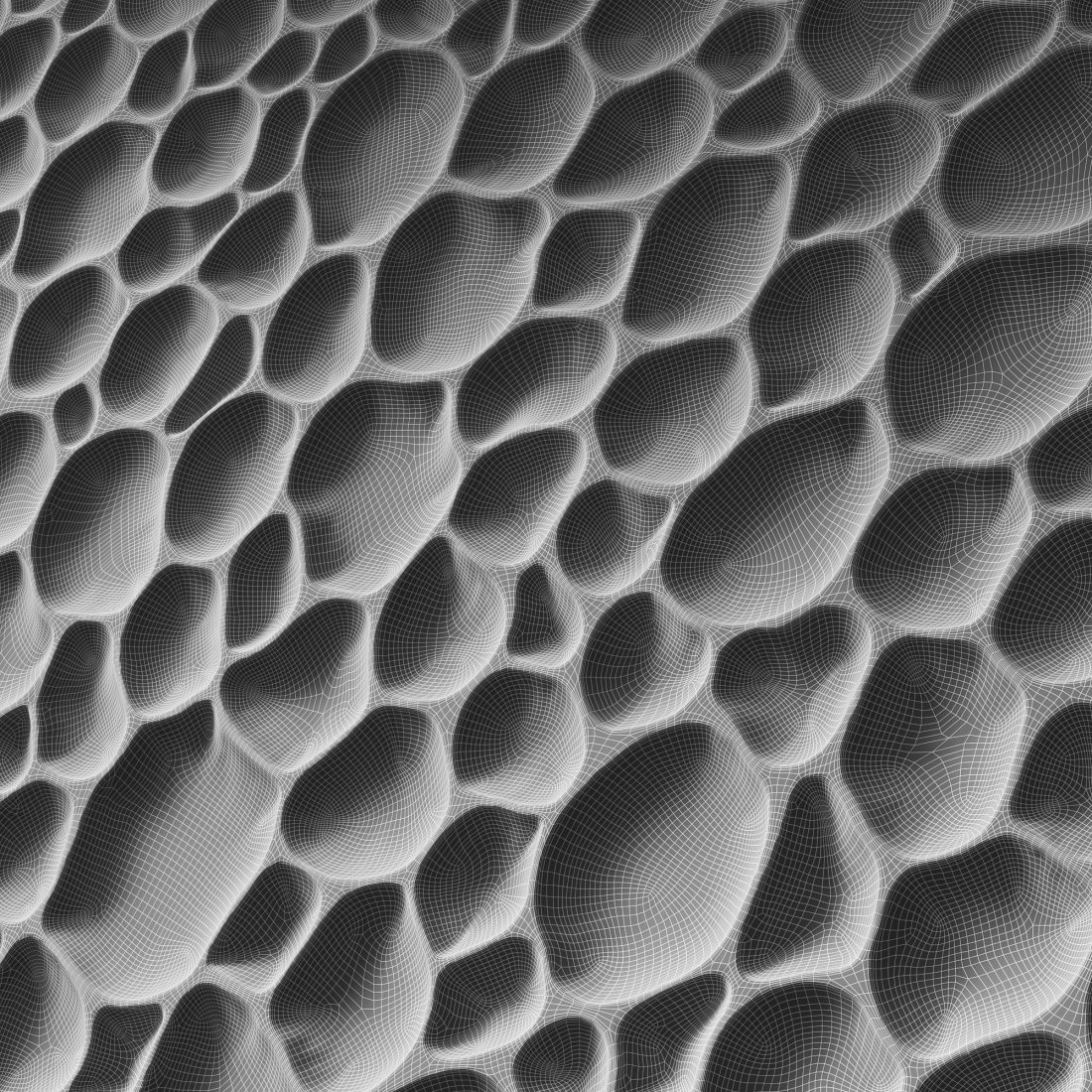 Trypophobic Circle Wall Art Lumina By Simon Allen 3D Model for VRay ...