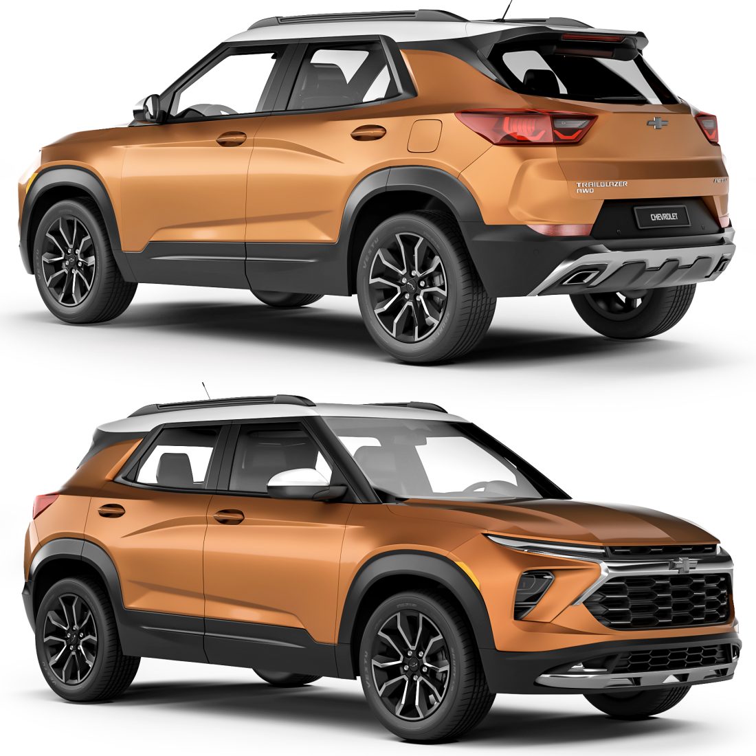 Chevrolet Trailblazer 2024 - 3D Model for VRay