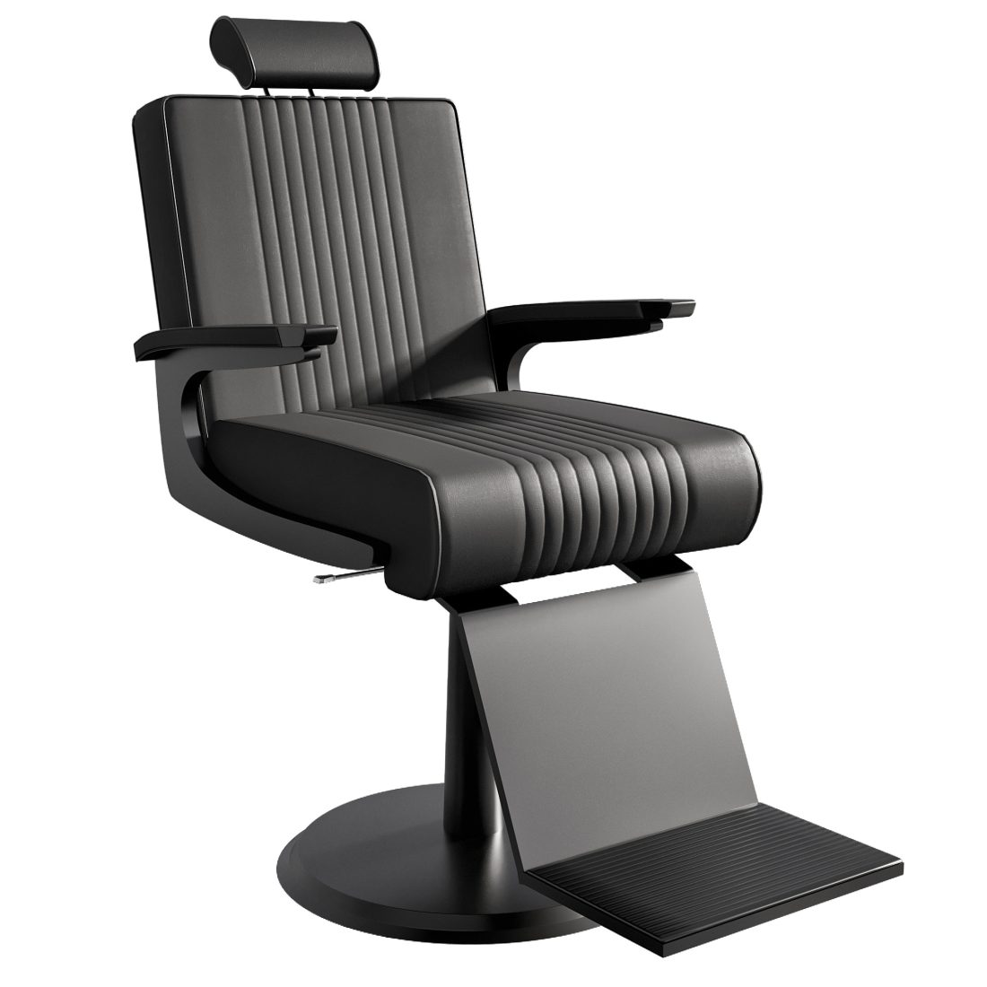 Barber Chair No3 3D Model for VRay, Corona | CGMood