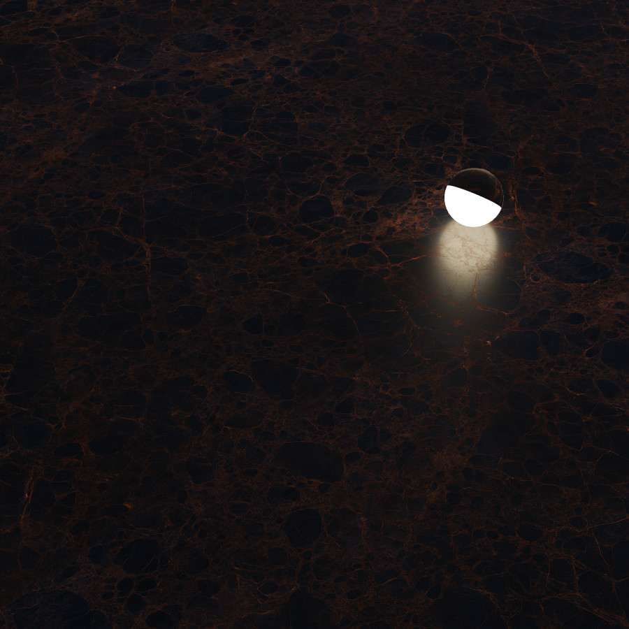 Copper Black - Seamless Marble - 3D Model for VRay