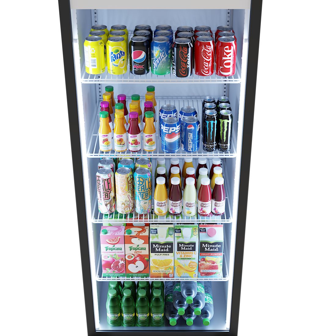 True® Gdm-retro Vintage Unit Merchandiser - 3D Model for VRay, Corona