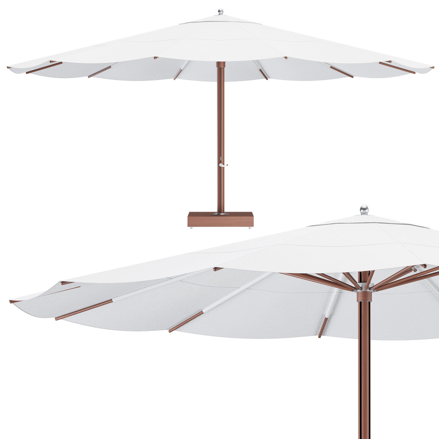 Ocean Master Classic Round Parasol By Tuuci 3D Model for VRay, Corona ...