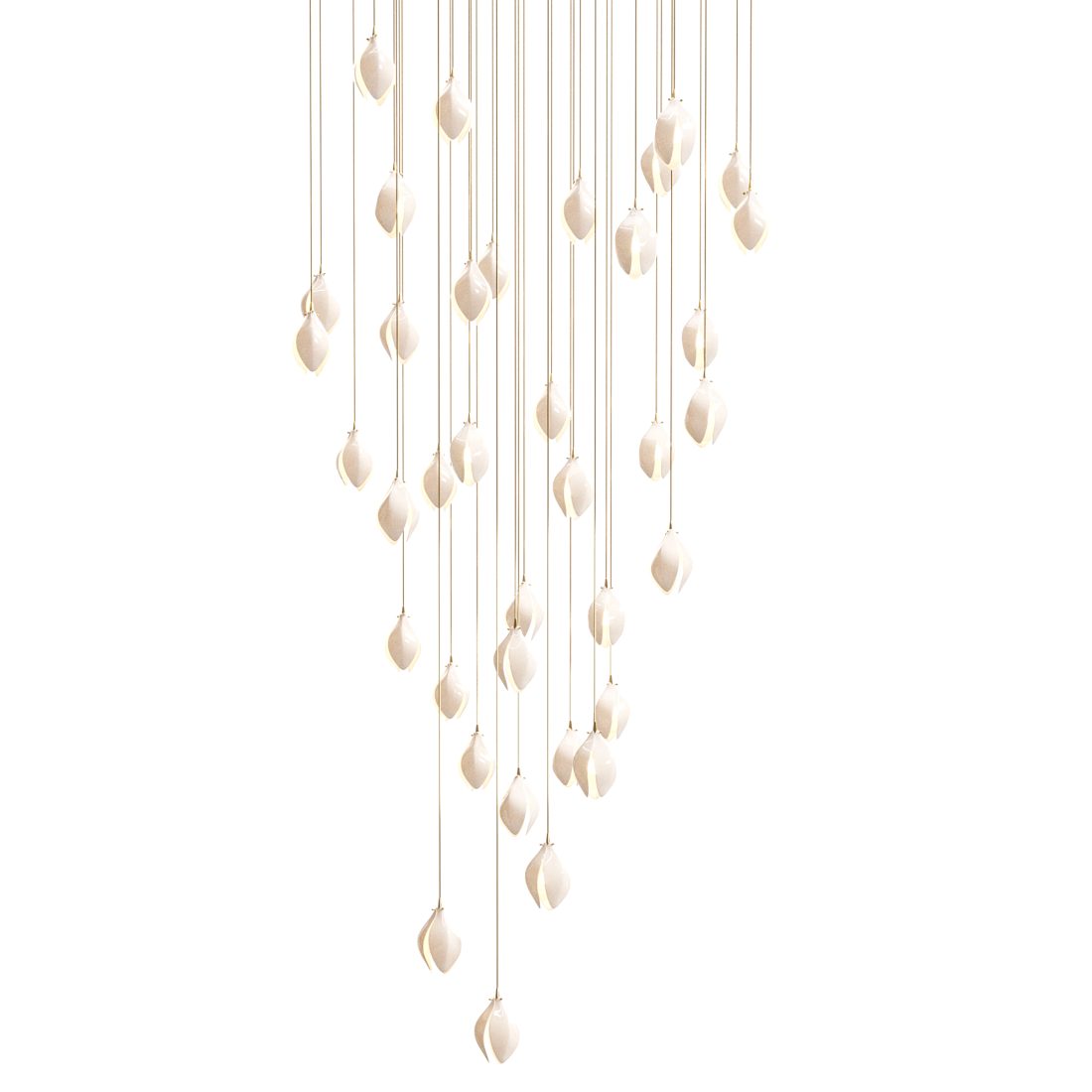 Bloom Blanket Haberdashery Chandelier 3D Model for VRay, Corona | CGMood