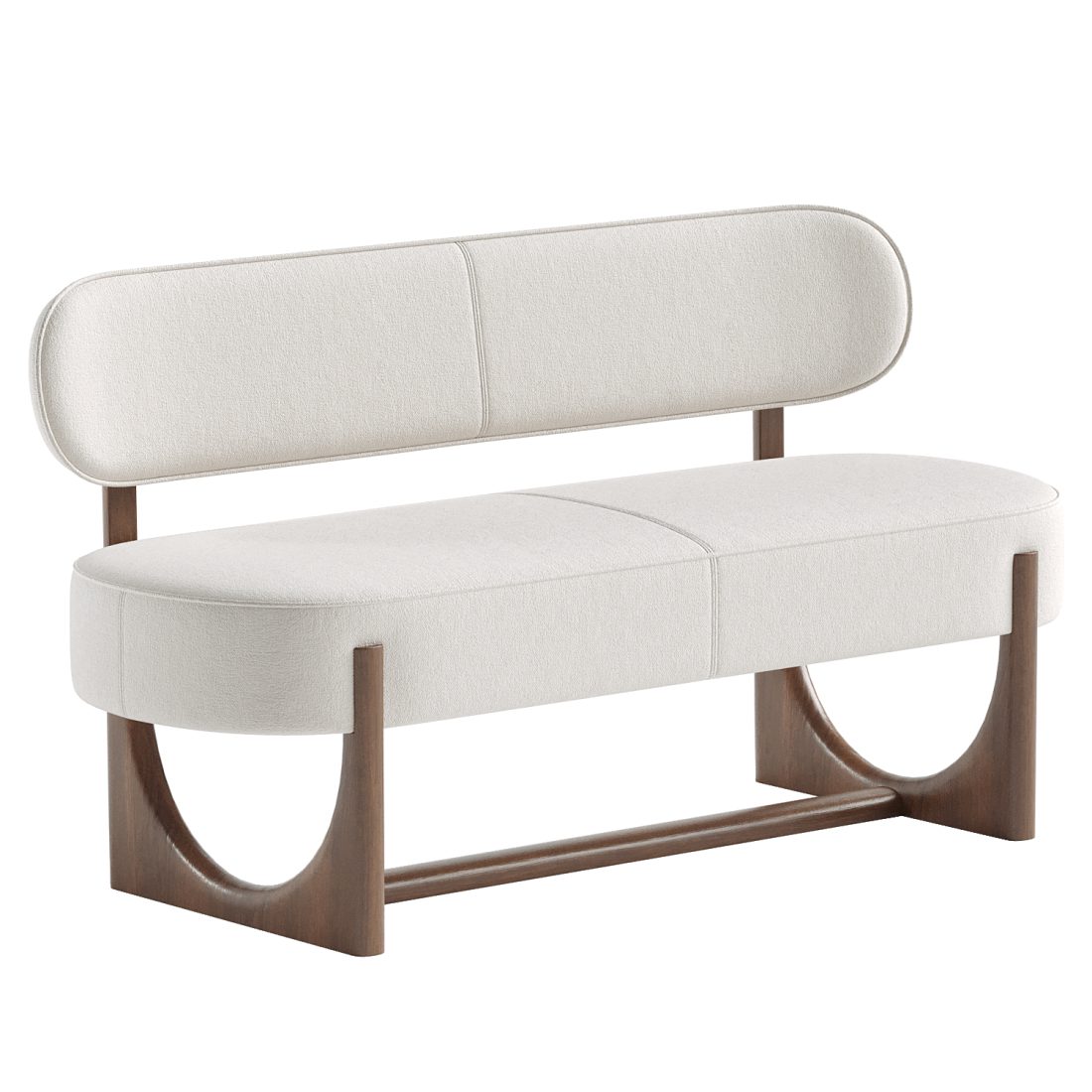 Orlan Dining Bench - 3D Model for VRay, Corona