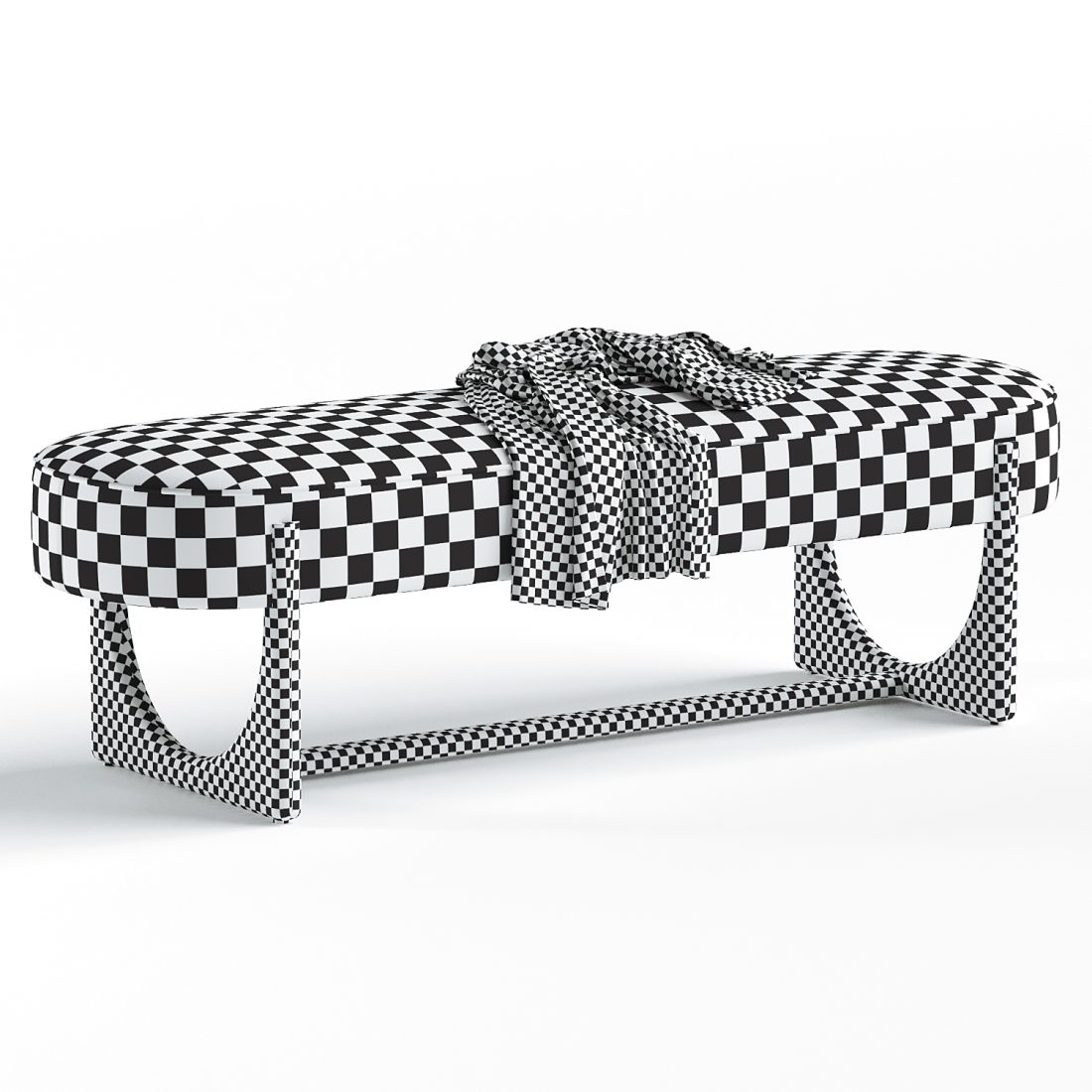 Orlan Bench - 3D Model for VRay, Corona
