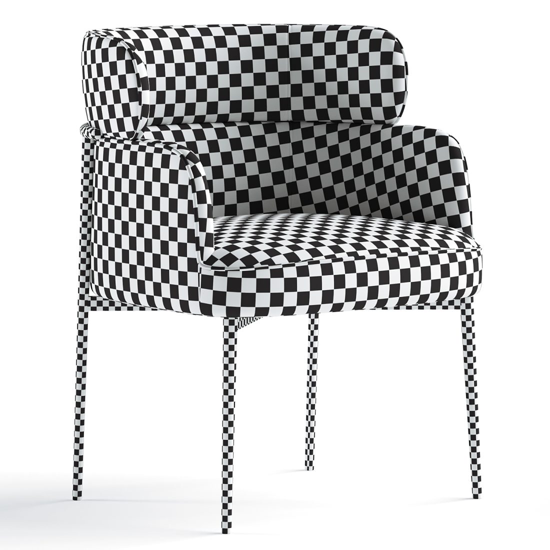 Felix Dining Chair - 3D Model for VRay, Corona