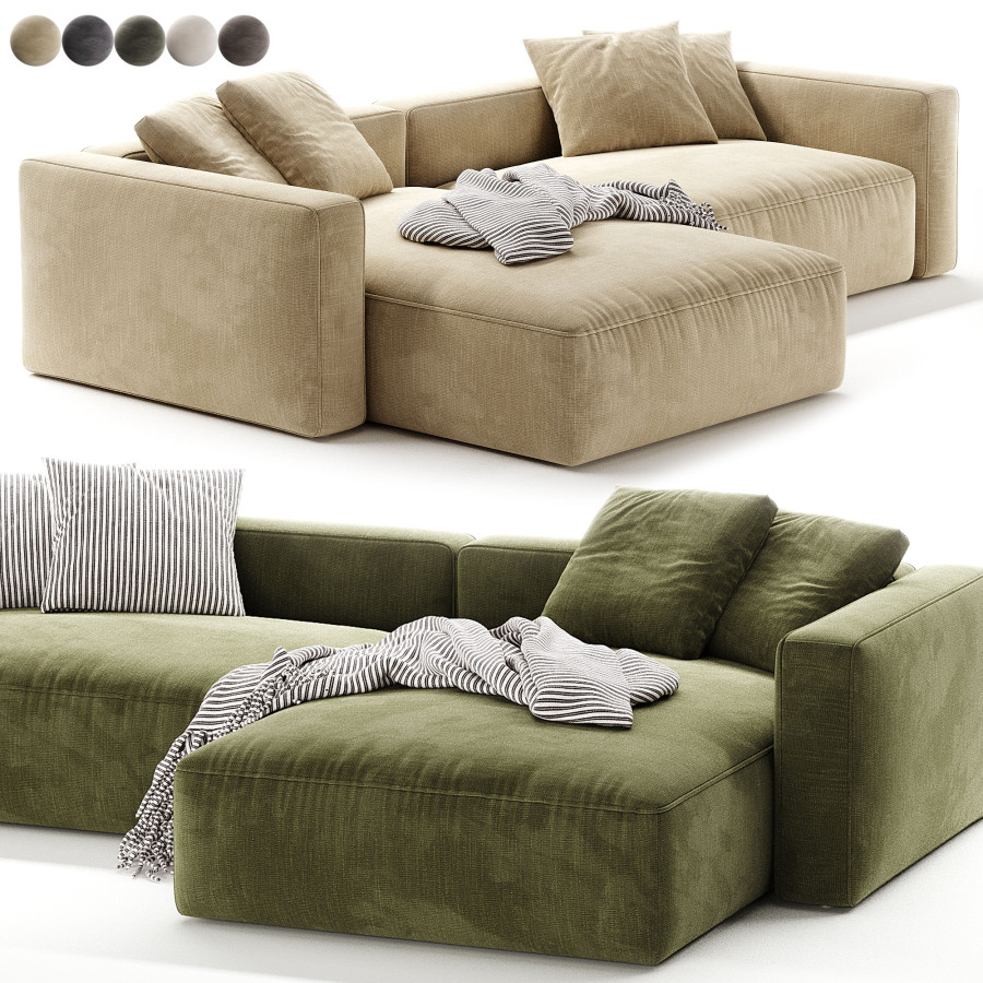 Bari Sofa By Costabella - 3D Model for Corona