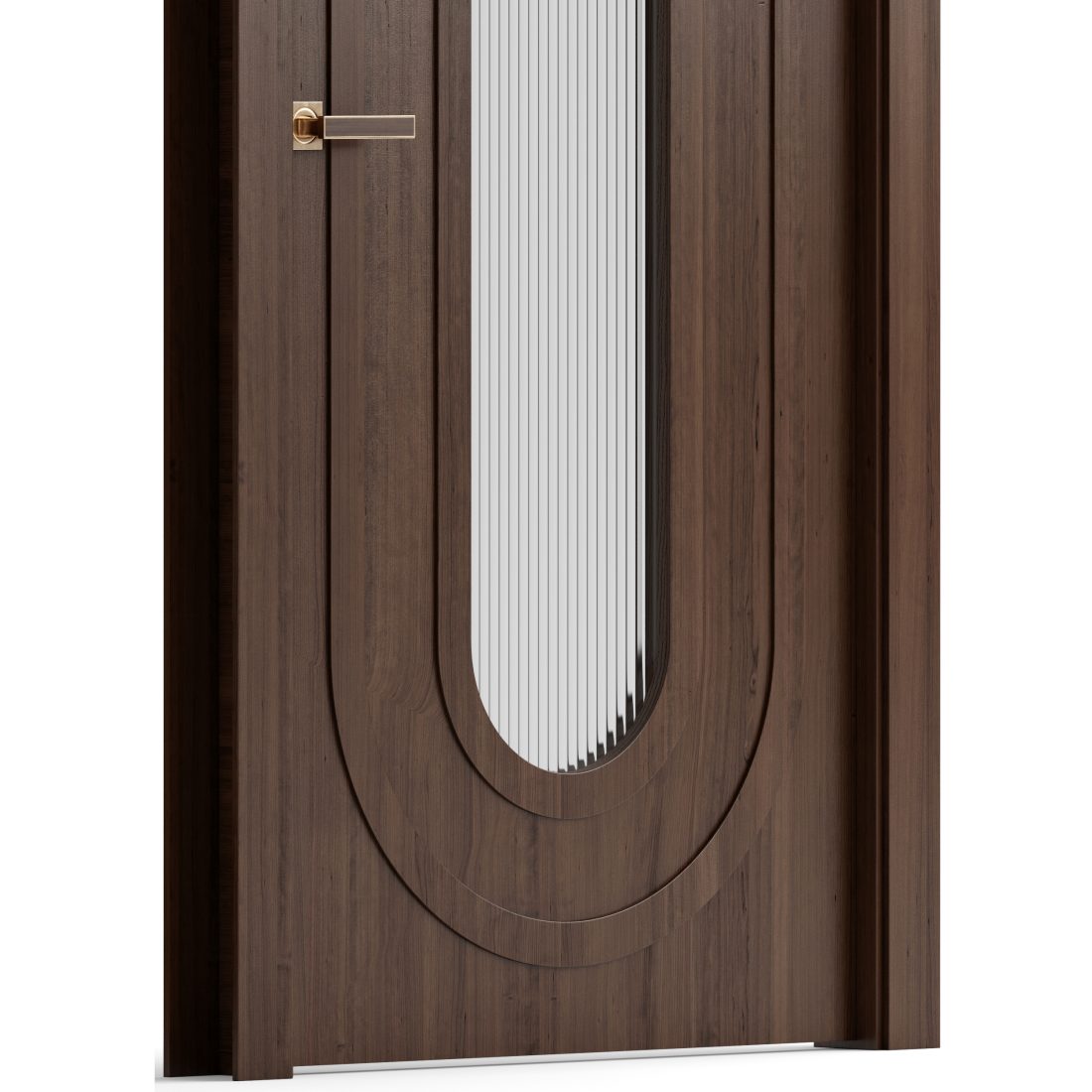 Interior Doors With Corrugated Glass Metro 3D Model for VRay, Corona ...