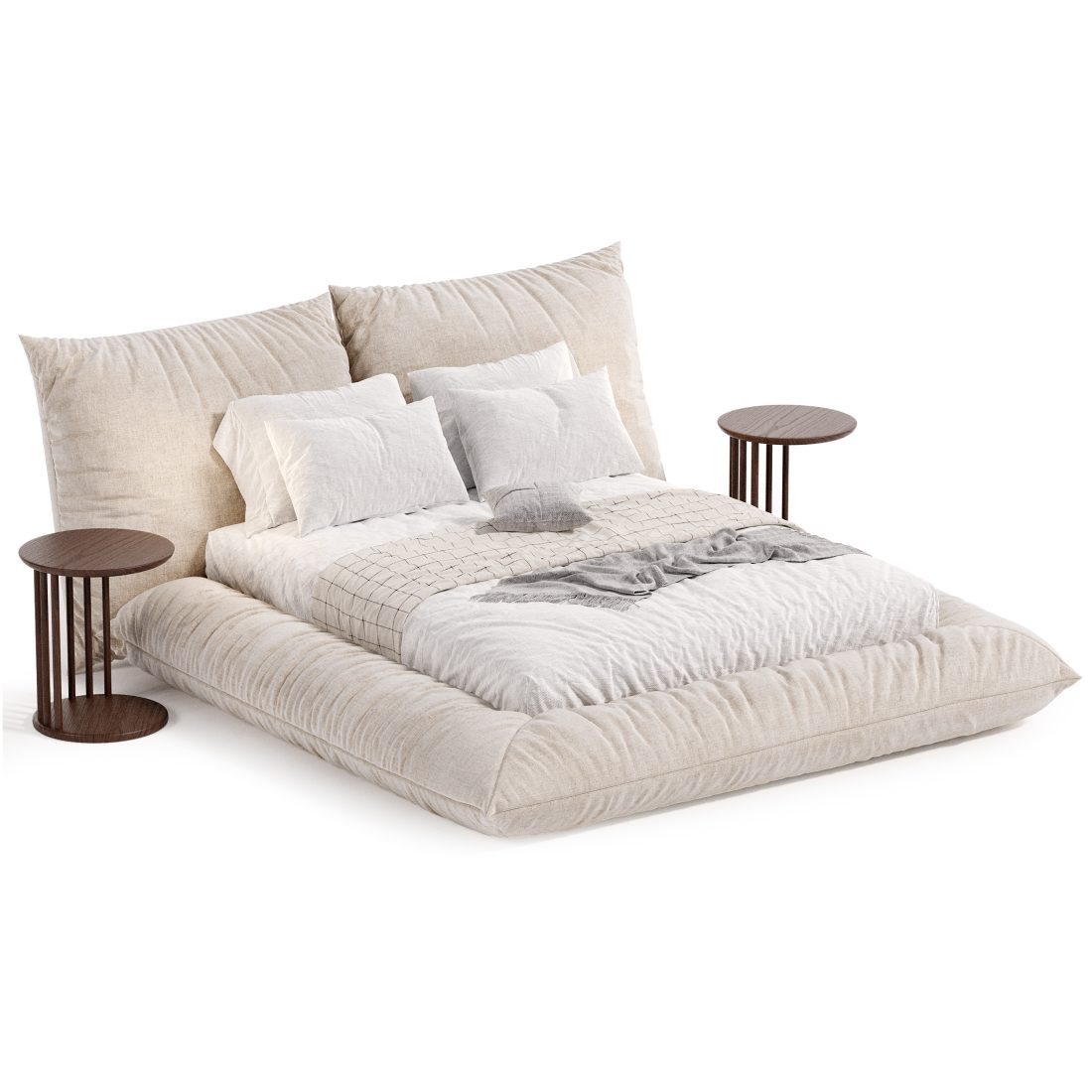 Alba Bed By Magg - 3D Model for Corona