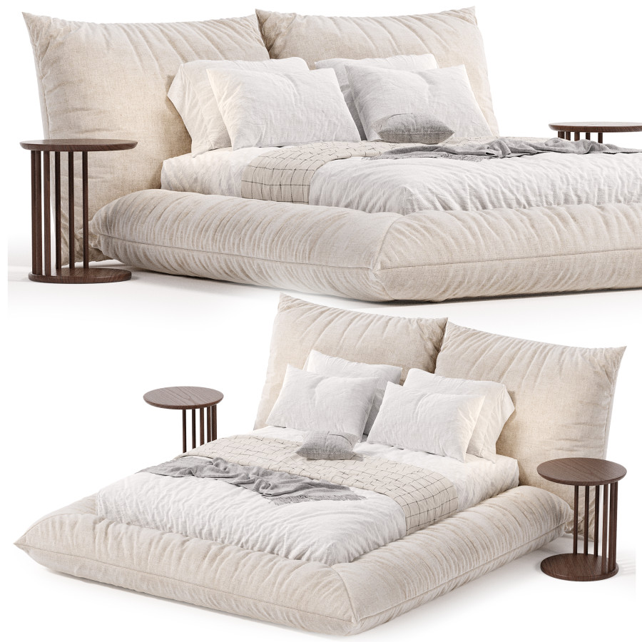 Alba Bed By Magg - 3D Model for Corona