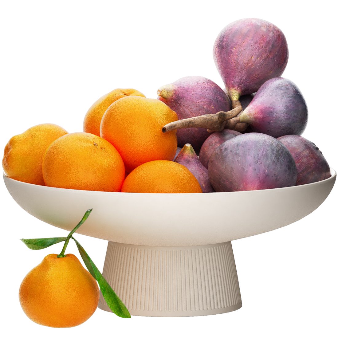 Bowl Of Mandarin And Figs Description Format Platf - 3D Model for VRay ...