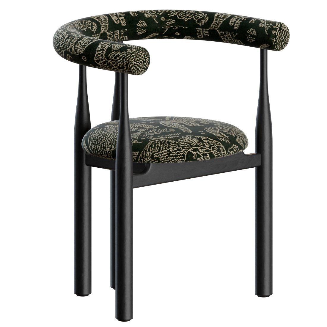 Bukowski Chair Fully Upholstered By Newworks 3D Model for Corona | CGMood
