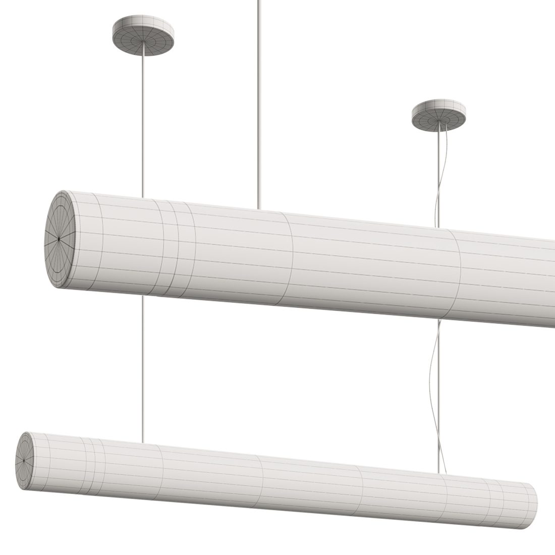 Tube Light - 3D Model for VRay, Corona