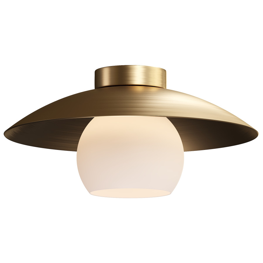 Brass Cap Gold Semi Flush Mount Ceiling Light 3D Model for Corona | CGMood