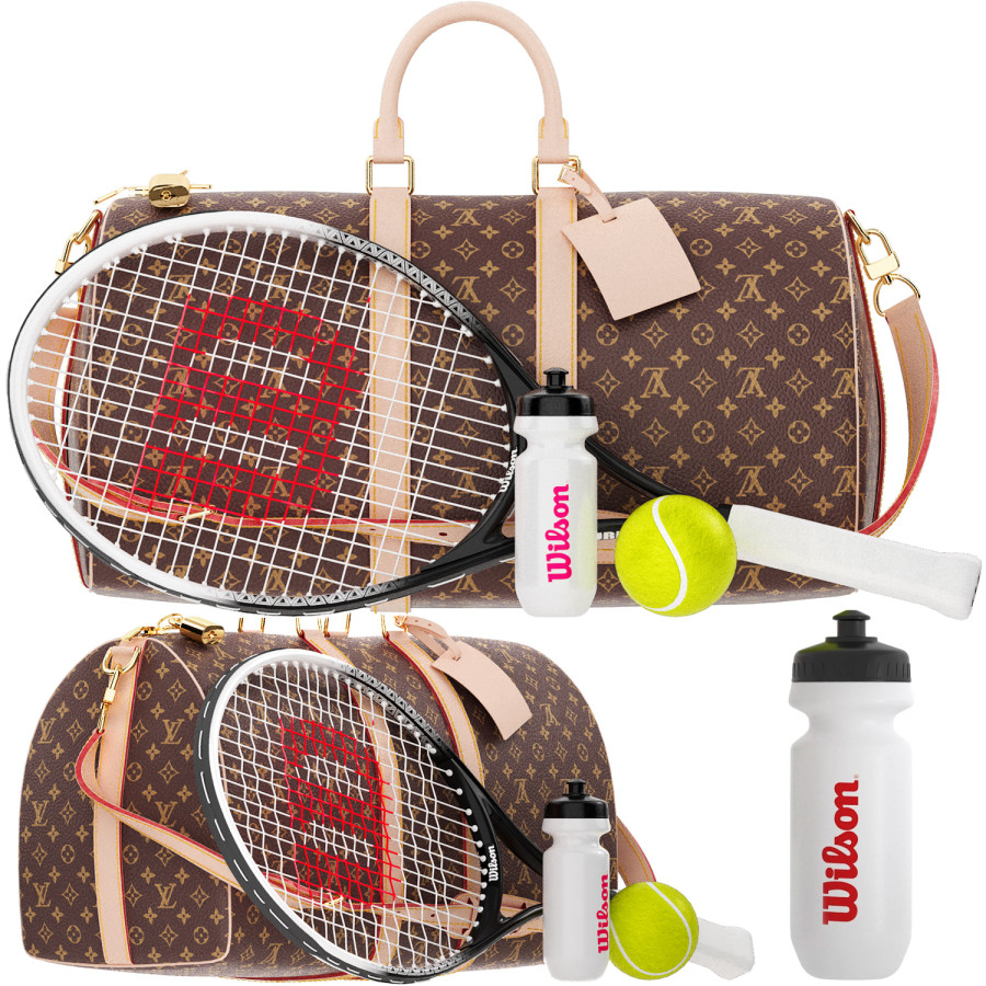 Bag With Wilson Tennis Equipment 3D Model for VRay, Corona | CGMood