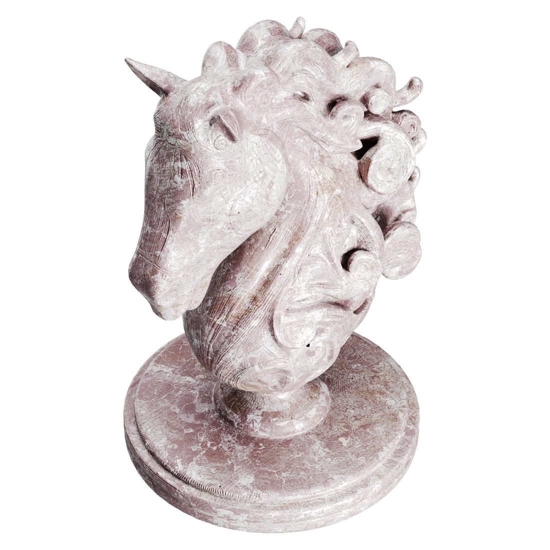 Horse Statue - 3D Model for VRay, Corona