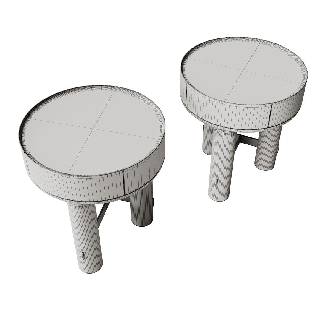 Cprn Homood Cody Bedside Table 3D Model for Corona | CGMood