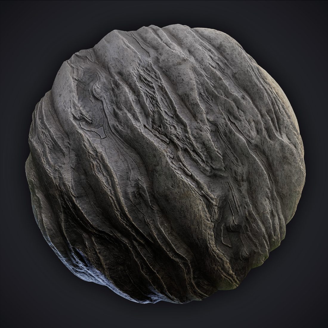 H173 | 4 Colors | Rock Cliff | PBR | 4K | Seamless - 3D Model for VRay ...