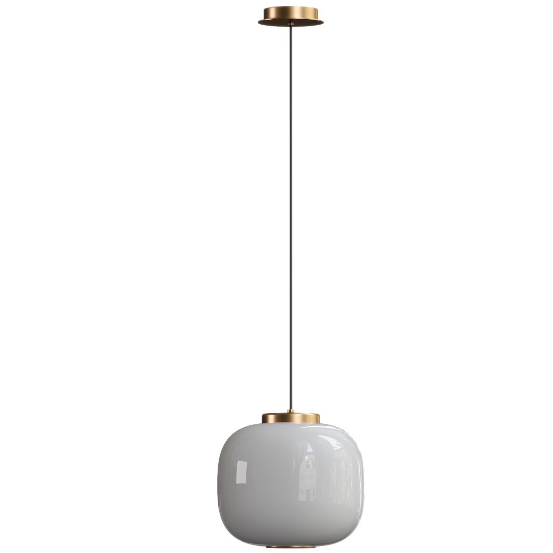 Kace Single Light Glass Dimmable Pendant - 3D Model for Corona