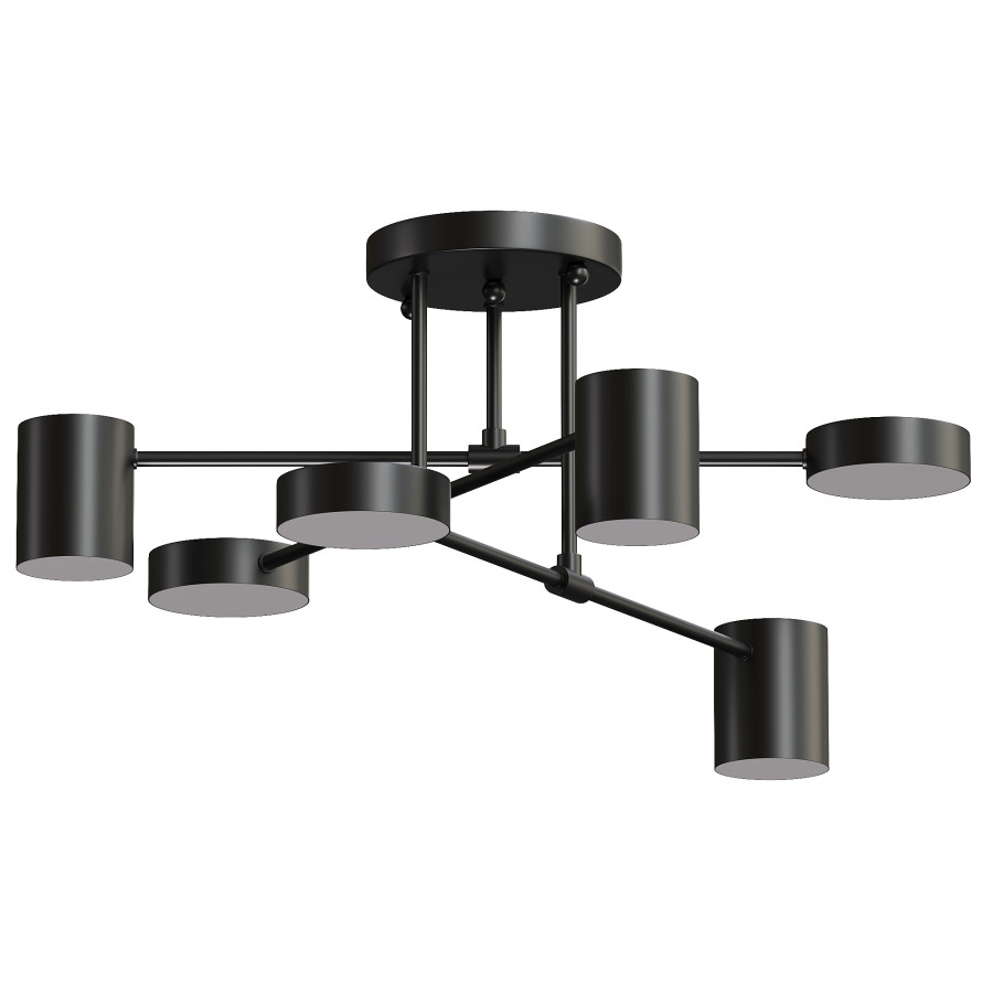 Metal Painted Finishes Led Ceiling Light Circle D - 3D Model for Corona