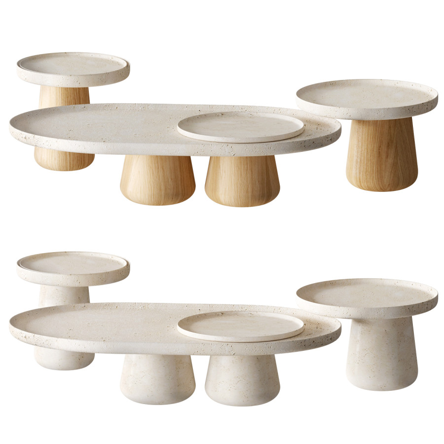 Bold Table Basse - 3D Model for VRay, Corona