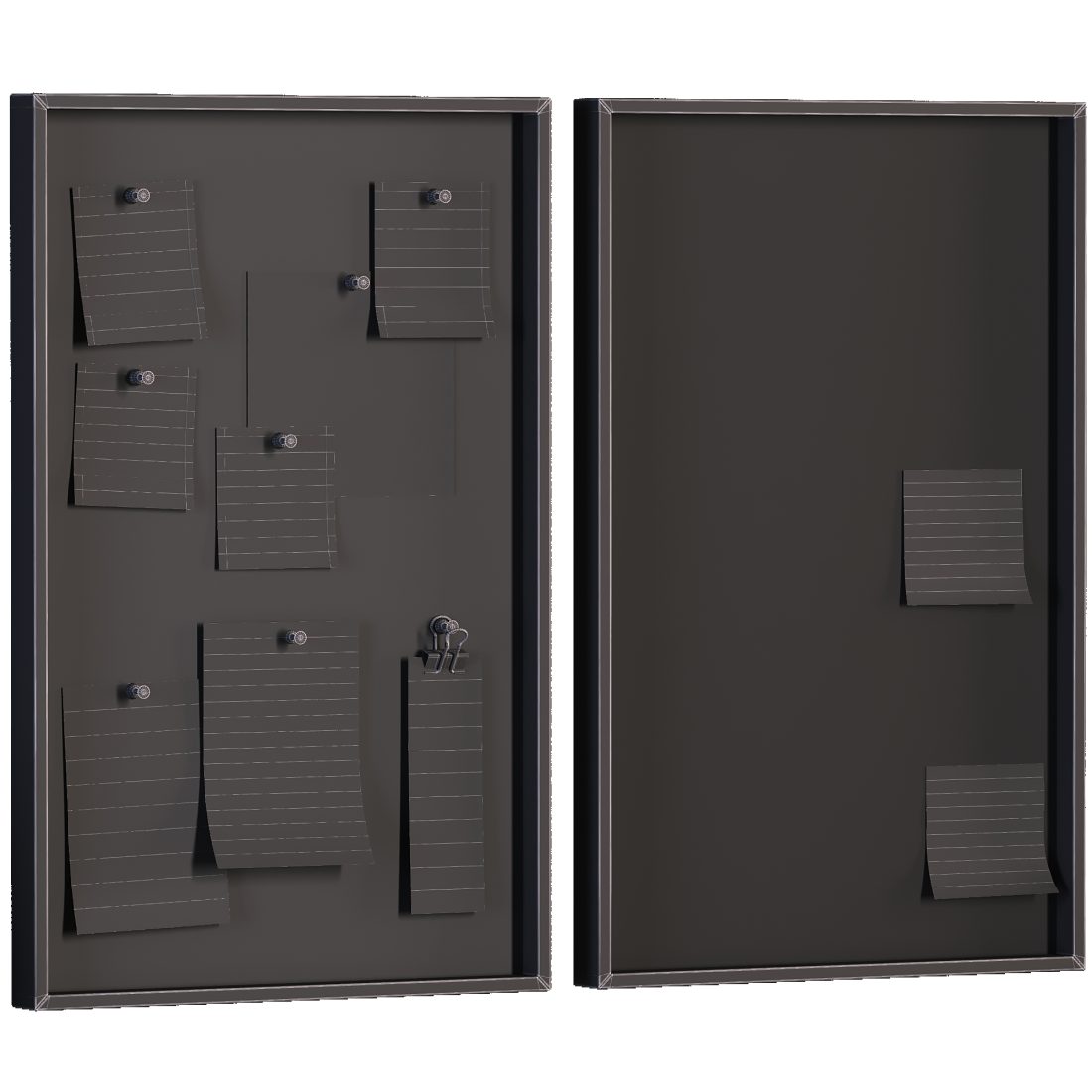 Pottery Barn Foley Wall Calendar And Pinboard For - 3D Model for VRay ...